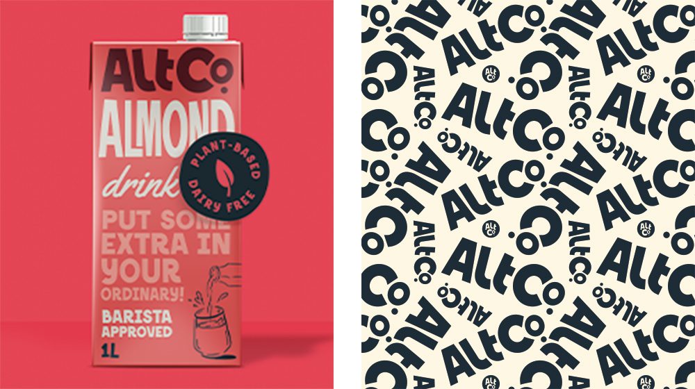 Alt. Co. Oat Milk Branding - Kingdom & Sparrow