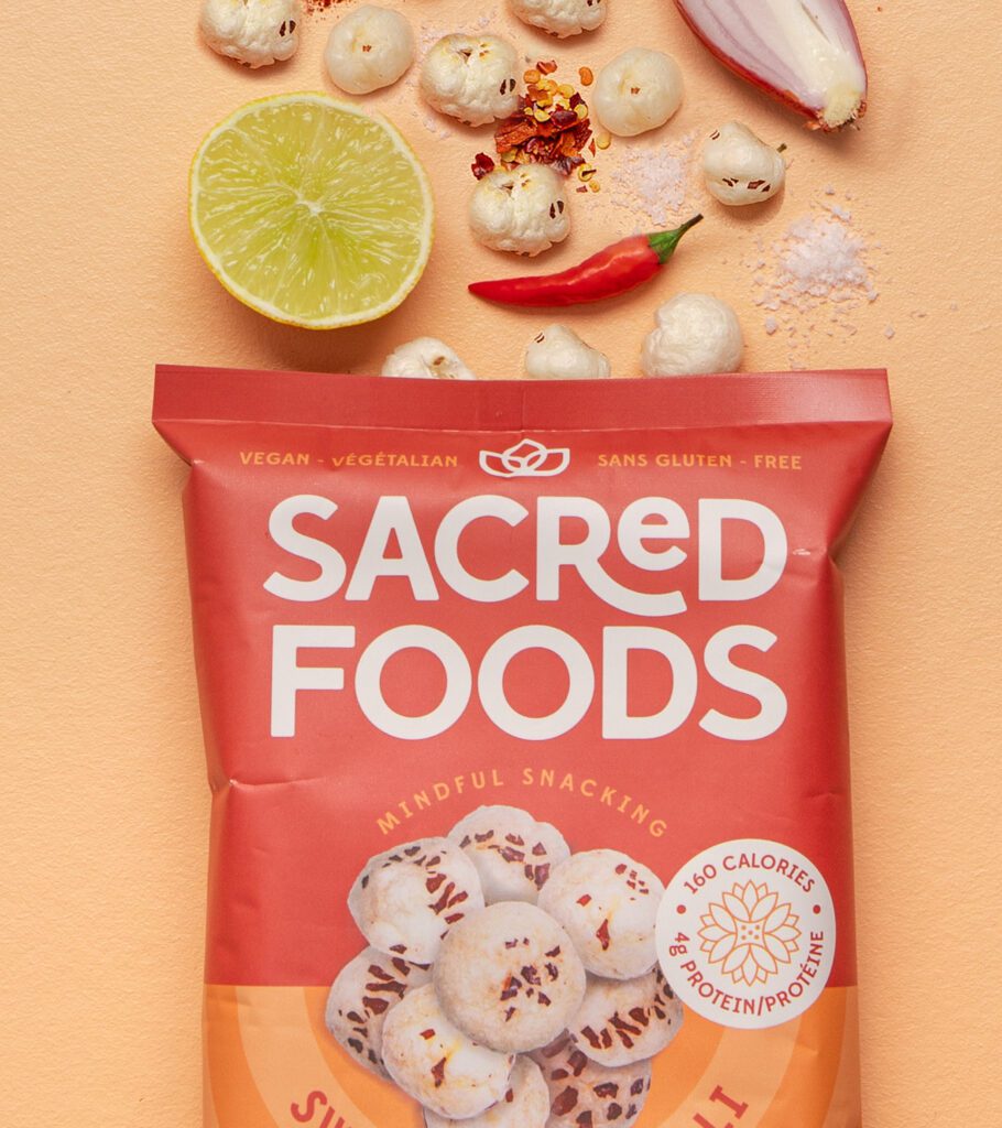 Healthy Snack Branding for Sacred Foods by Kingdom & Sparrow