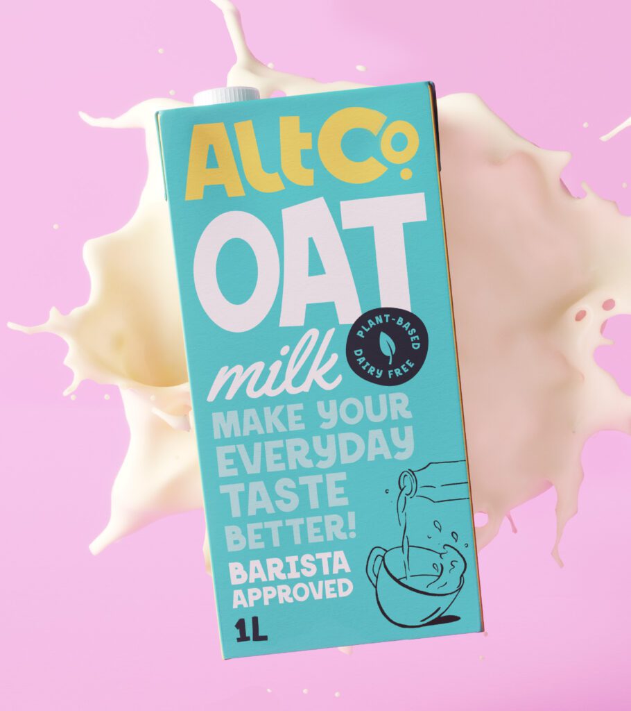 Alt. Co. Oat Milk Branding - Kingdom & Sparrow