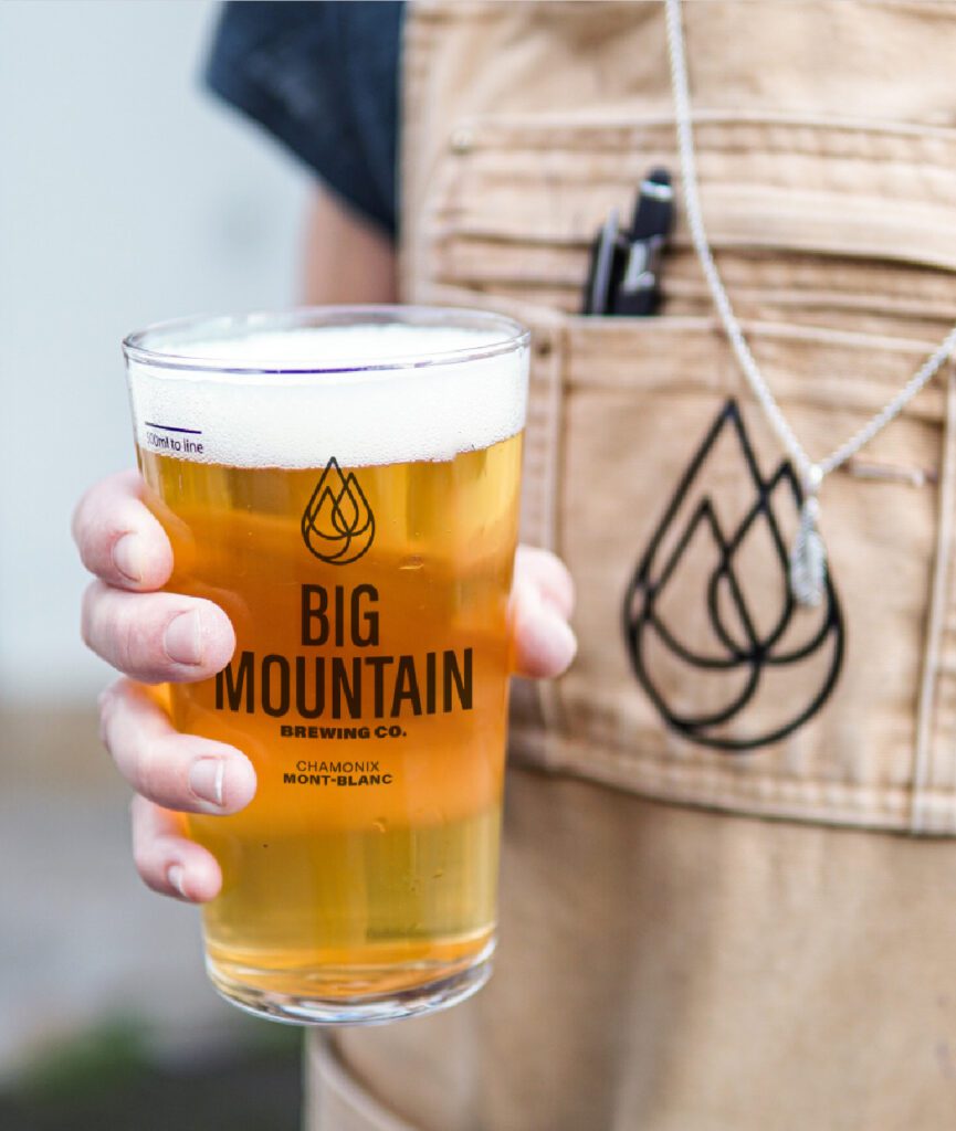 Visual Identity: Big Mountain craft beer branding design.1