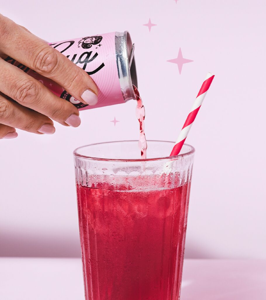 Brand identity for ACV Seltzer, Jitterbug | Kingdom & Sparrow