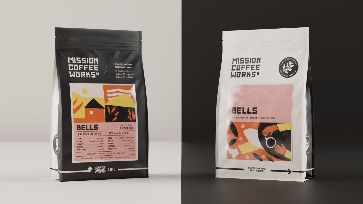 Mission Coffee Rebrand | Strategy and design by Kingdom & Sparrow