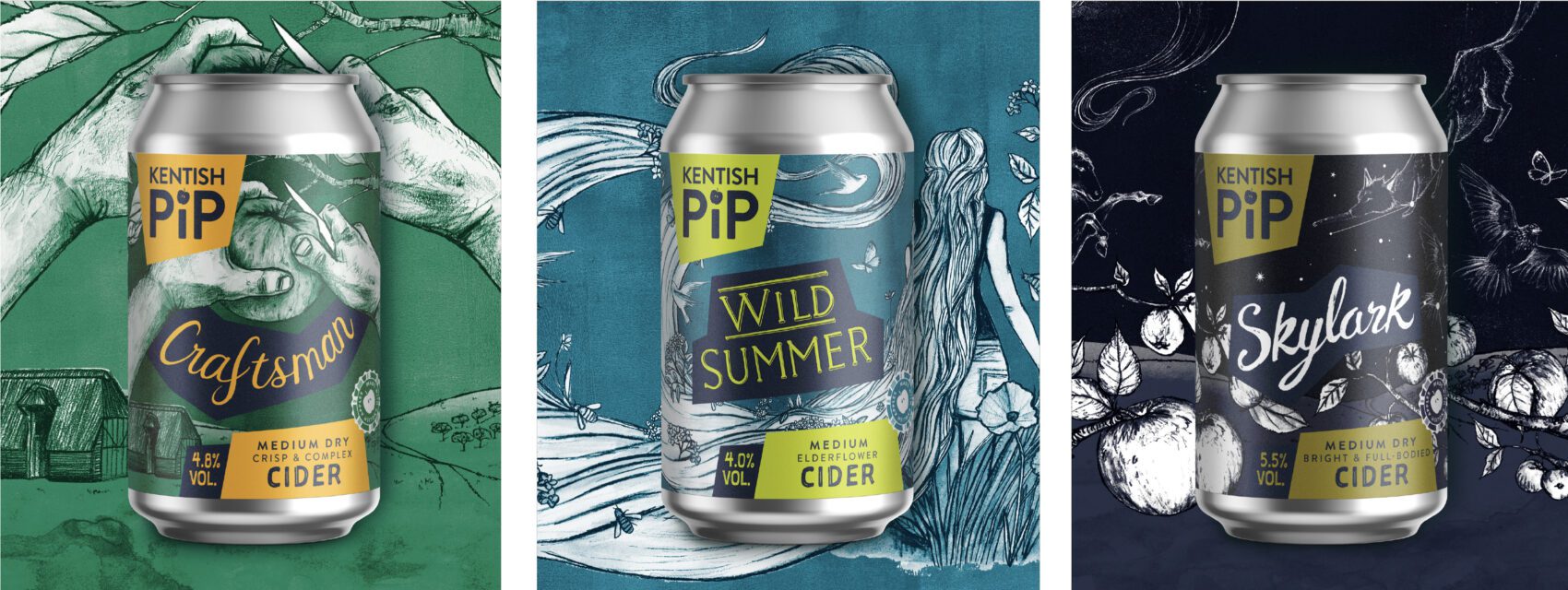 Kentish Pip Cider: Strong rebranding for established brand