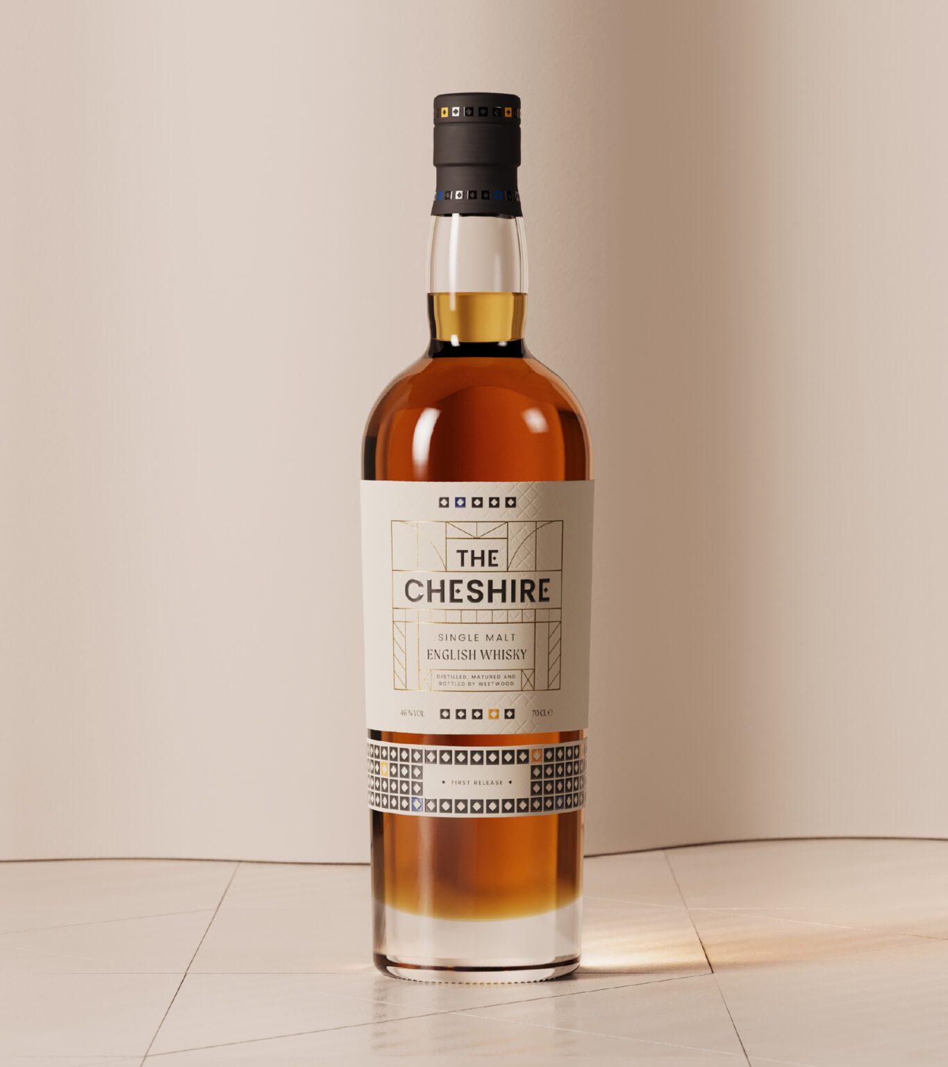 Branding design for new English Weetwood whisky-The Cheshire