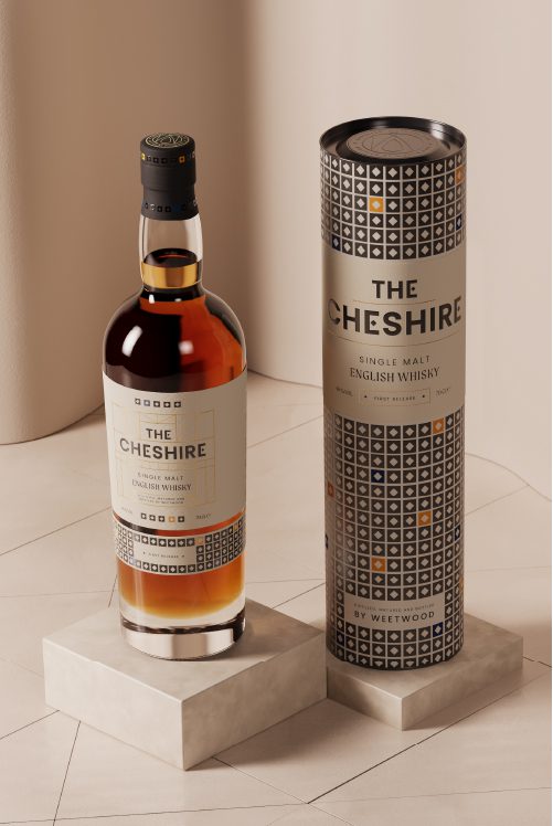 Branding design for new English Weetwood whisky-The Cheshire