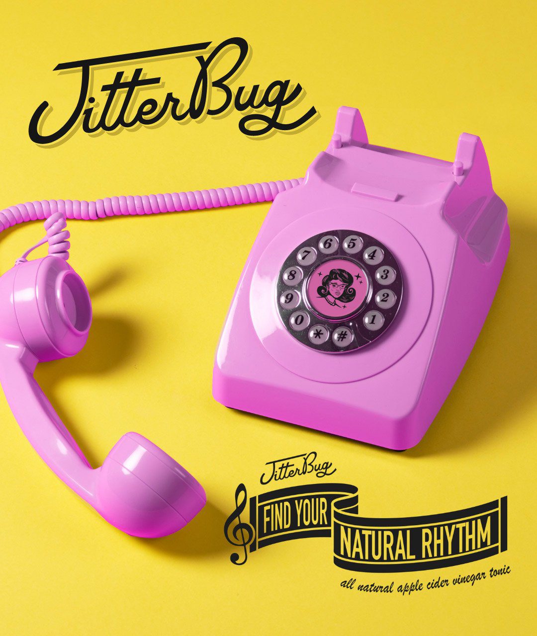 Brand identity for ACV Seltzer, Jitterbug | Kingdom & Sparrow