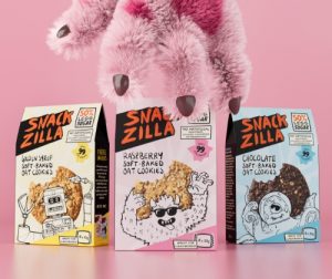 Snackzilla Kids Biscuit Branding - Kingdom & Sparrow