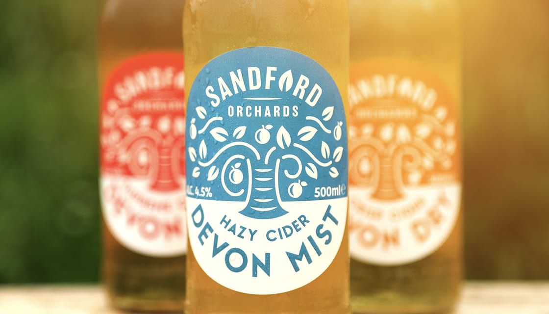 A Cider Rebrand for Sandford Orchards | Kingdom and Sparrow