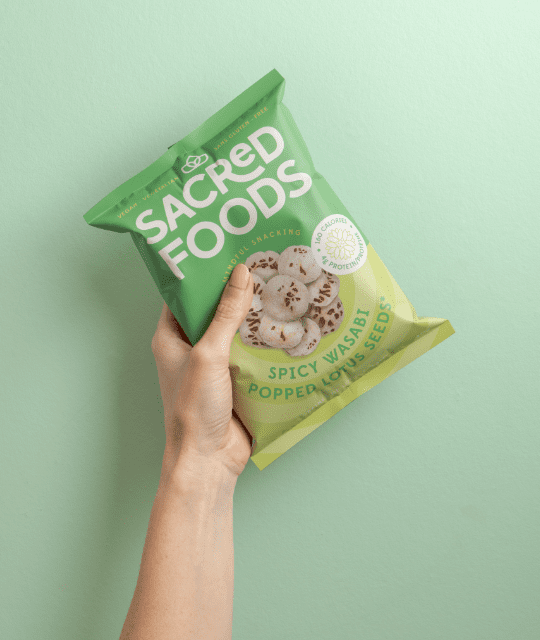 Healthy Snack Branding for Sacred Foods by Kingdom & Sparrow